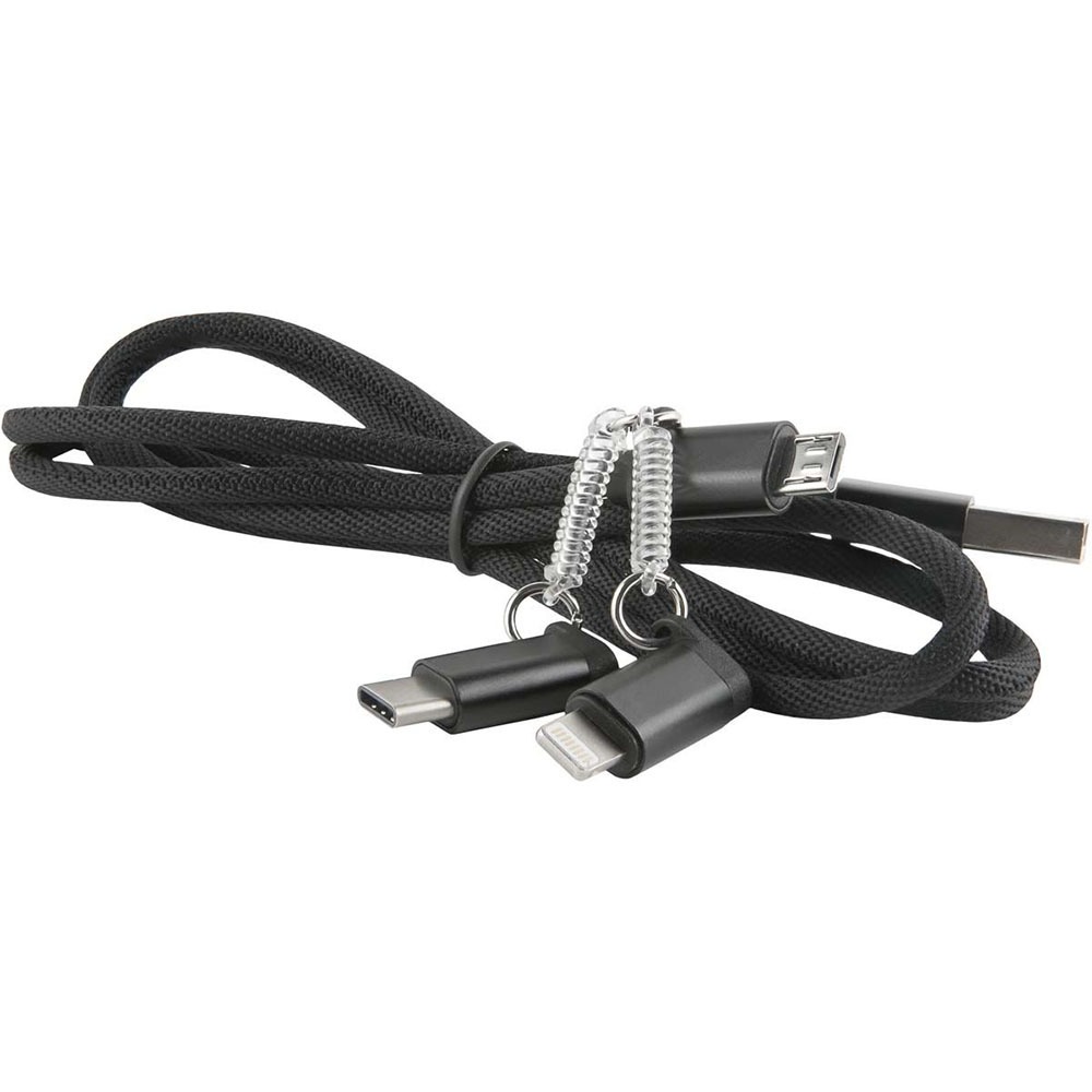 Купить Кабель Red Line LX09 USB-microUSB/ USB Type-C/ Lightning, черный ...