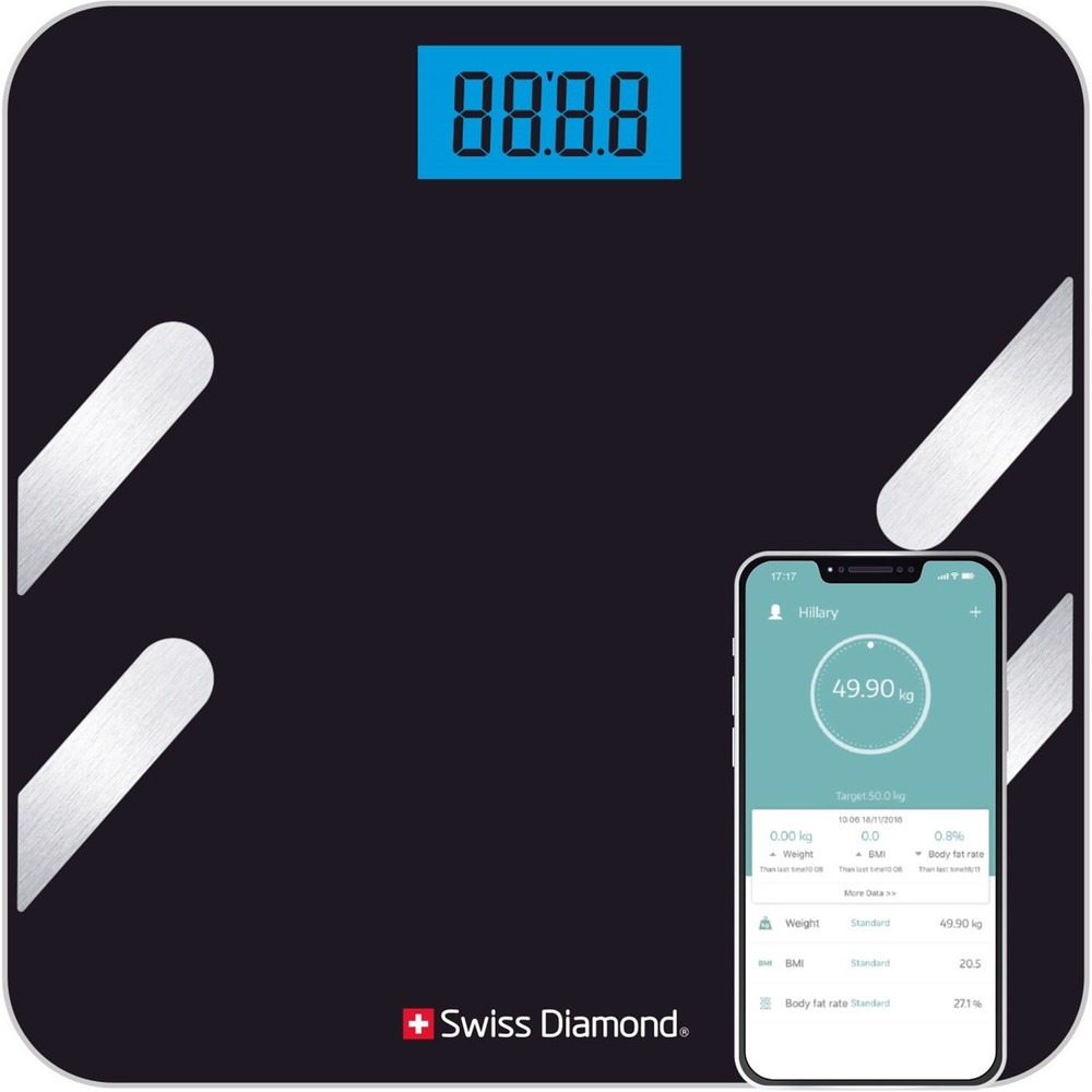 Купить Напольные весы Swiss Diamond SD-SC 001 Black в Москве