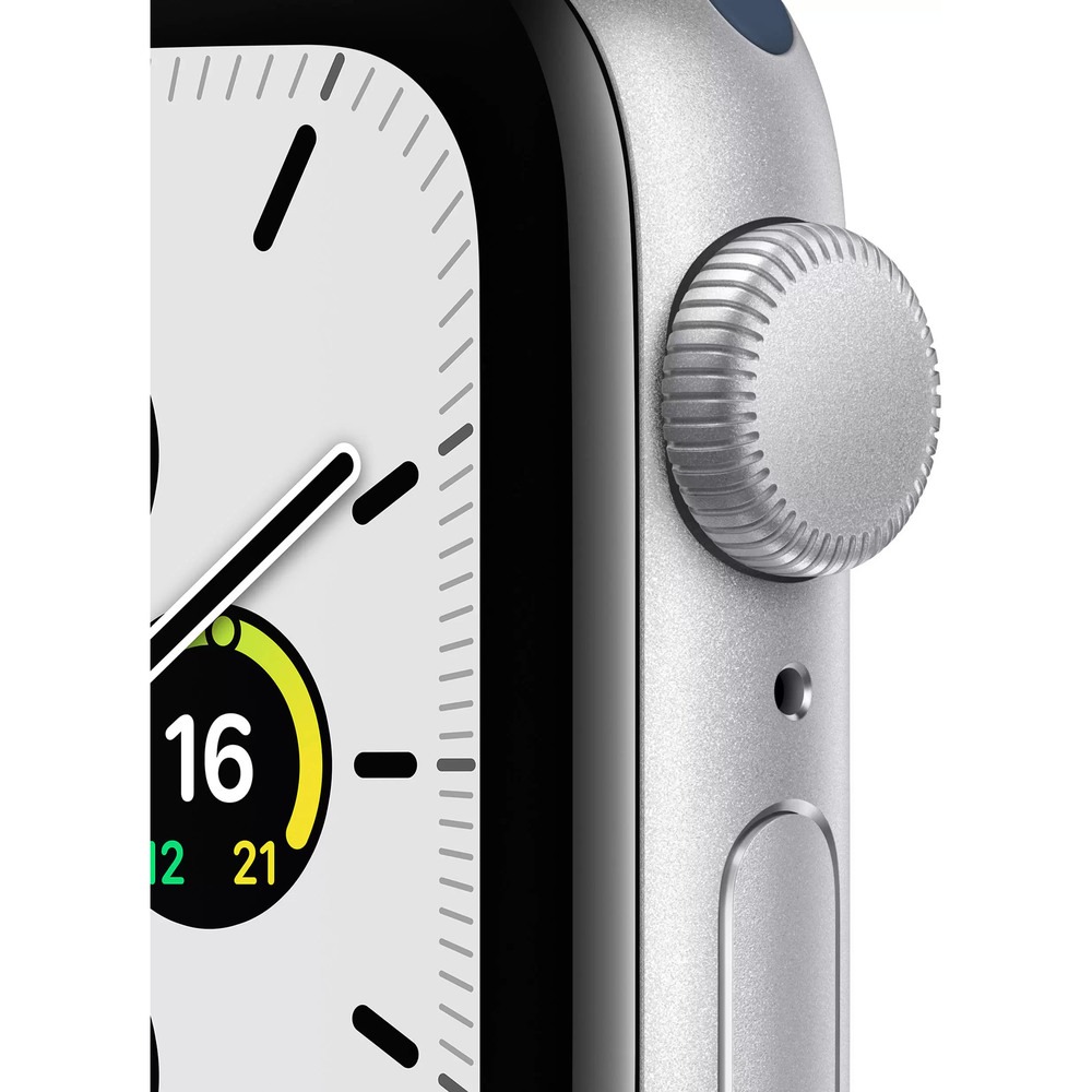 Купить Смарт-часы Apple Watch SE 40 мм серебристый, спортивный ремешок ...