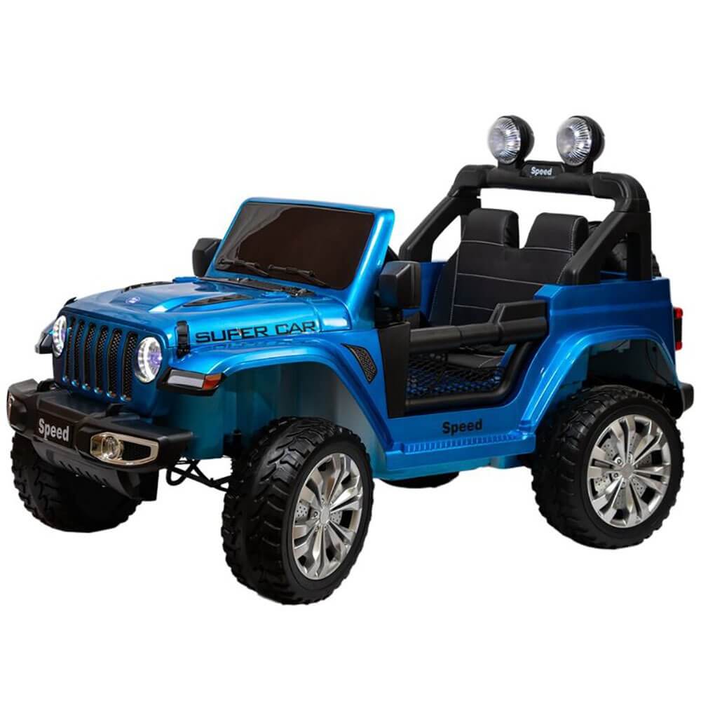 Купить Детский электромобиль Toyland Jeep Rubicon YEP5016 синий в Москве