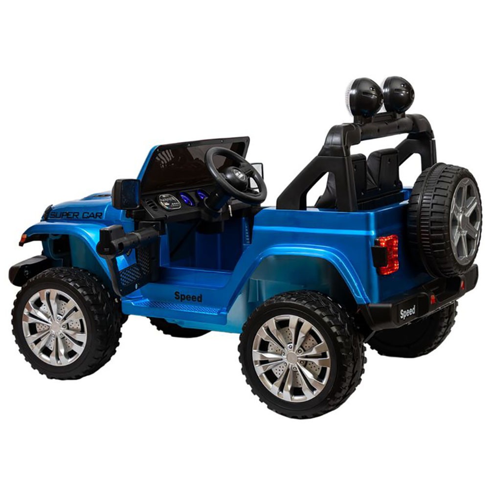 Купить Детский электромобиль Toyland Jeep Rubicon YEP5016 синий в Москве