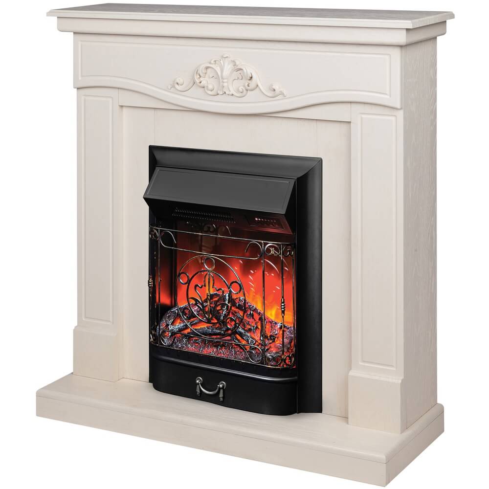 Купить Каминокомплект RealFlame Junona STD/EUG WT+Majestic LUX BL в Москве