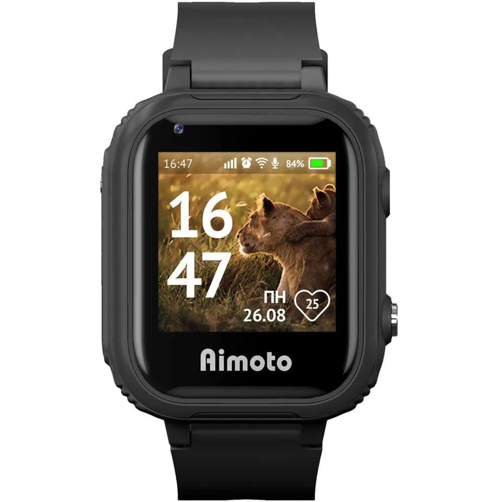 Купить Детские смарт-часы Aimoto Pro 4G черные в Москве