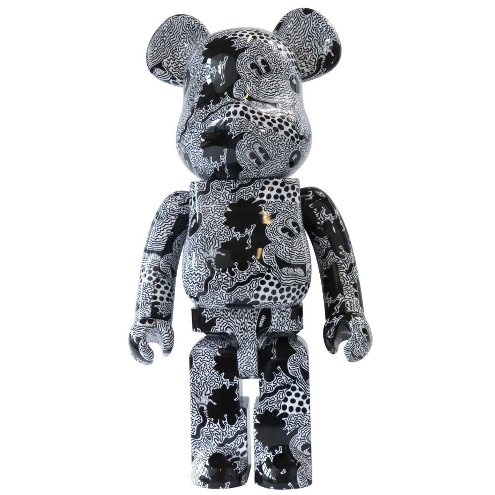 Купить Фигура Bearbrick Medicom Toy Mickey Mouse Pattern by Keith ...