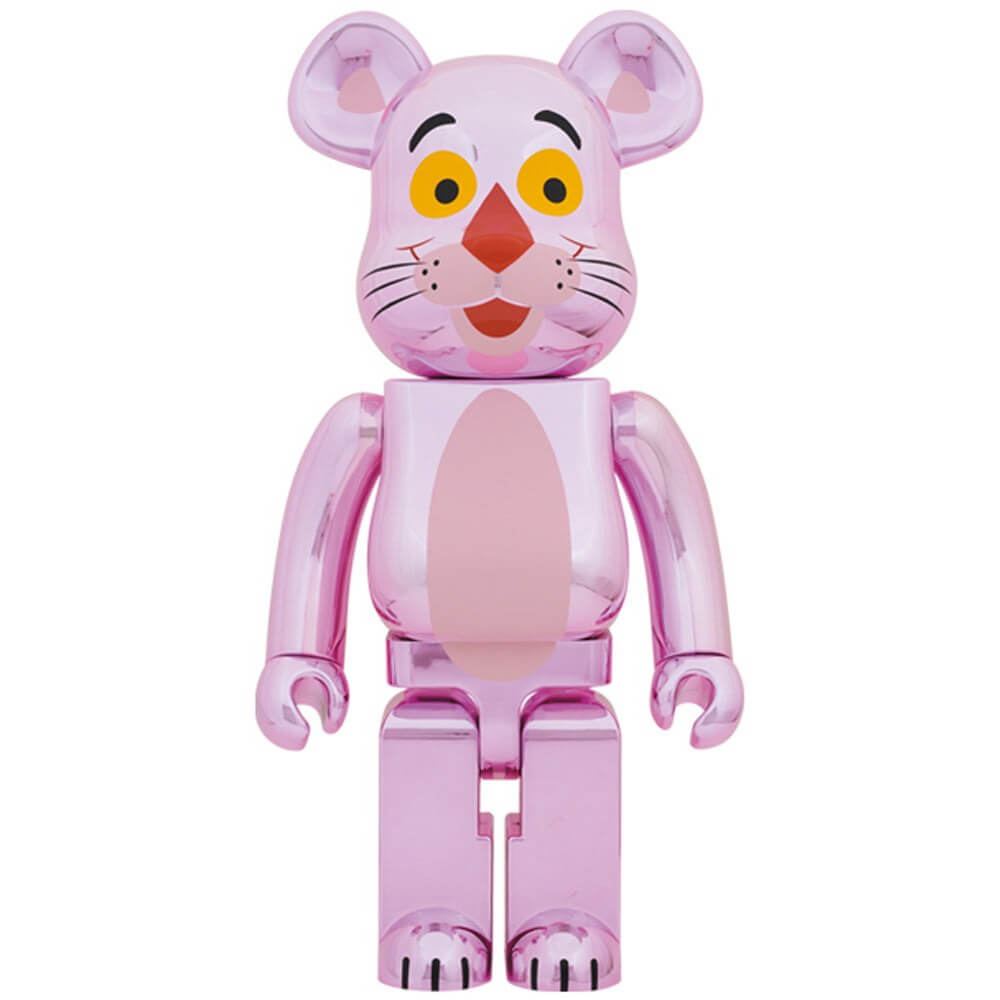 Купить Фигура Bearbrick Medicom Toy The Pink Panther Chrome 1000% в Москве
