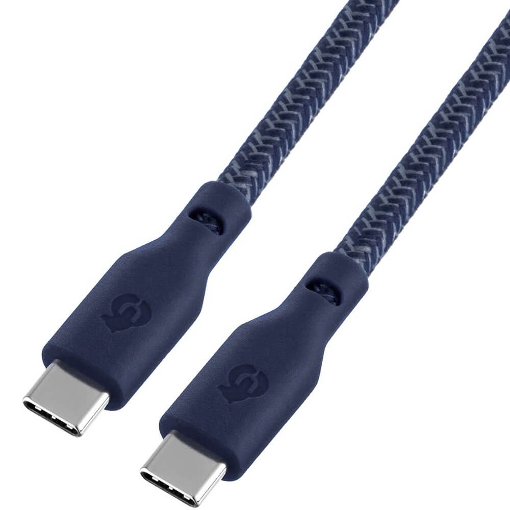 Купить Кабель uBear Trend Cable USB-C/USB-C 1.2 м синий в Москве