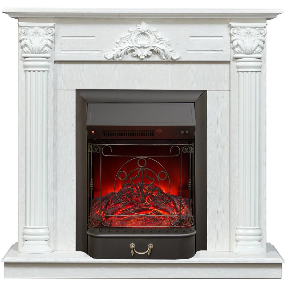 Технические Характеристики Камин RealFlame Stefania STD/EUG WT-614 + Majestic LUX BL | Москва