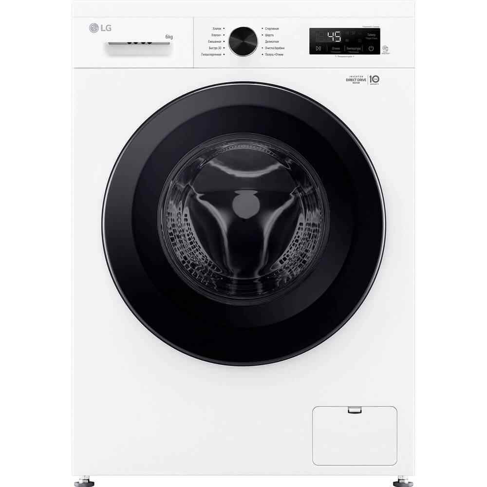 Технические Характеристики Стиральная машина LG F2Y1NS6W | Москва