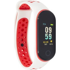 Купить Фитнес-браслет Qumann QSB 10 White/Red в Москве