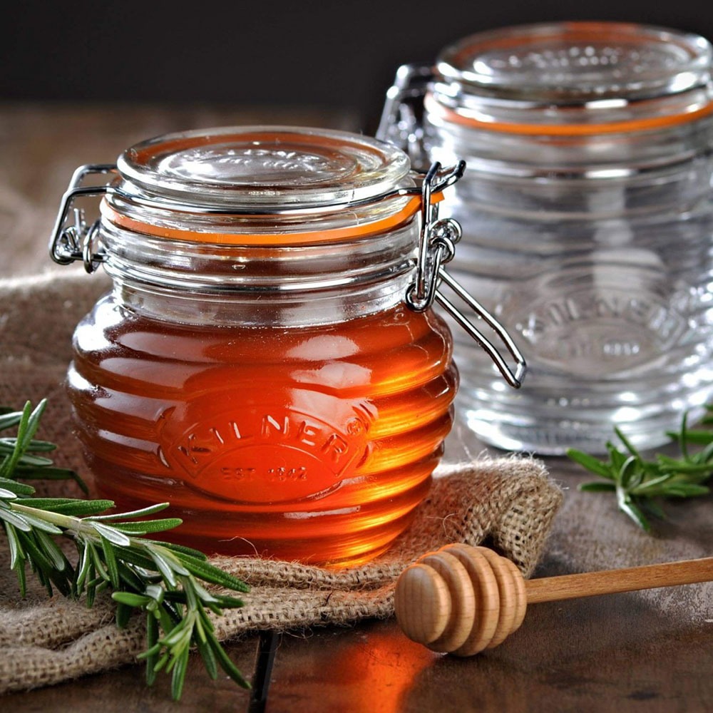 Купить Банка Kilner Clip Top K0025.887V с ложкой для меда в Москве